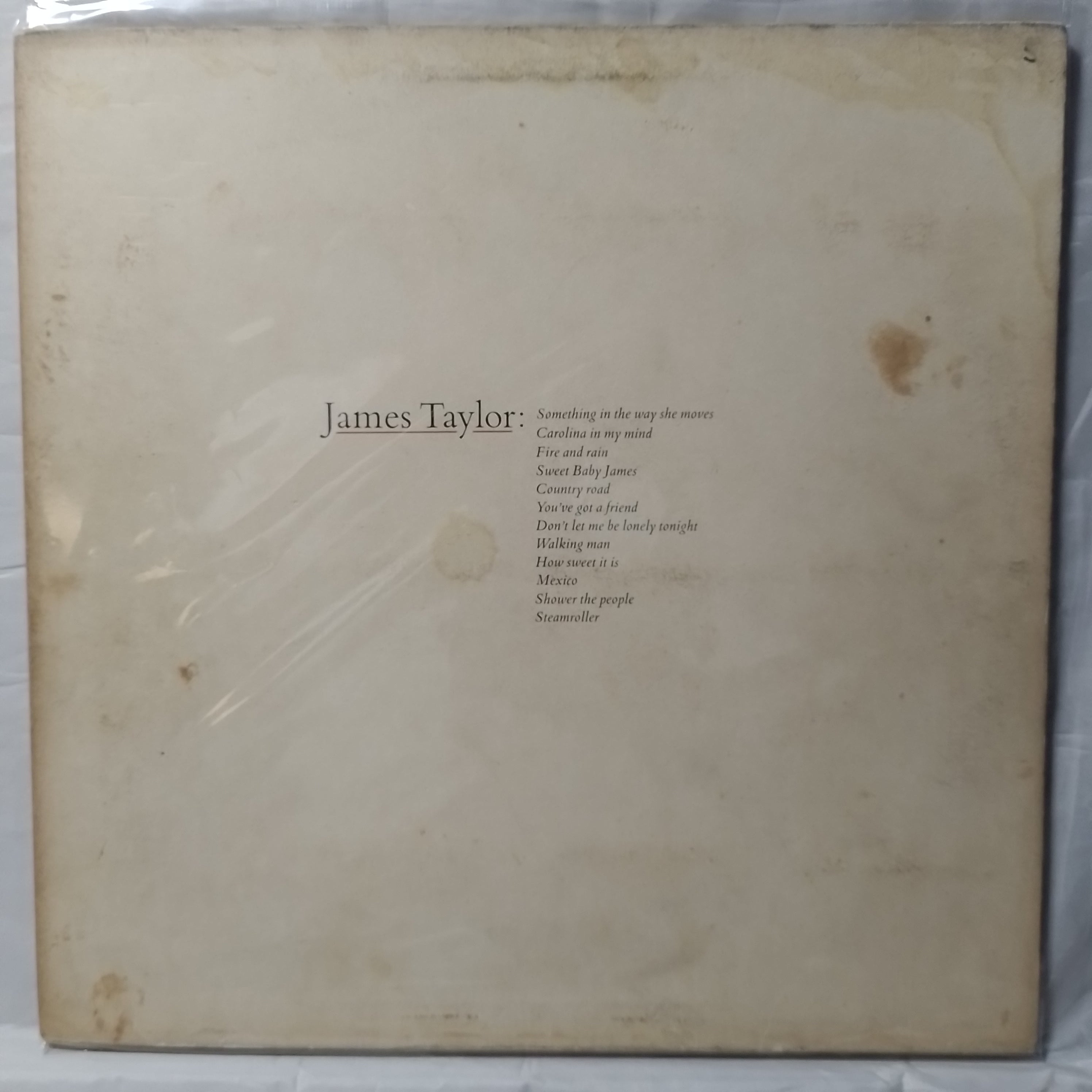 lp James Taylor James Taylor's Greatest Hits made usa 1976 gatefold co ...