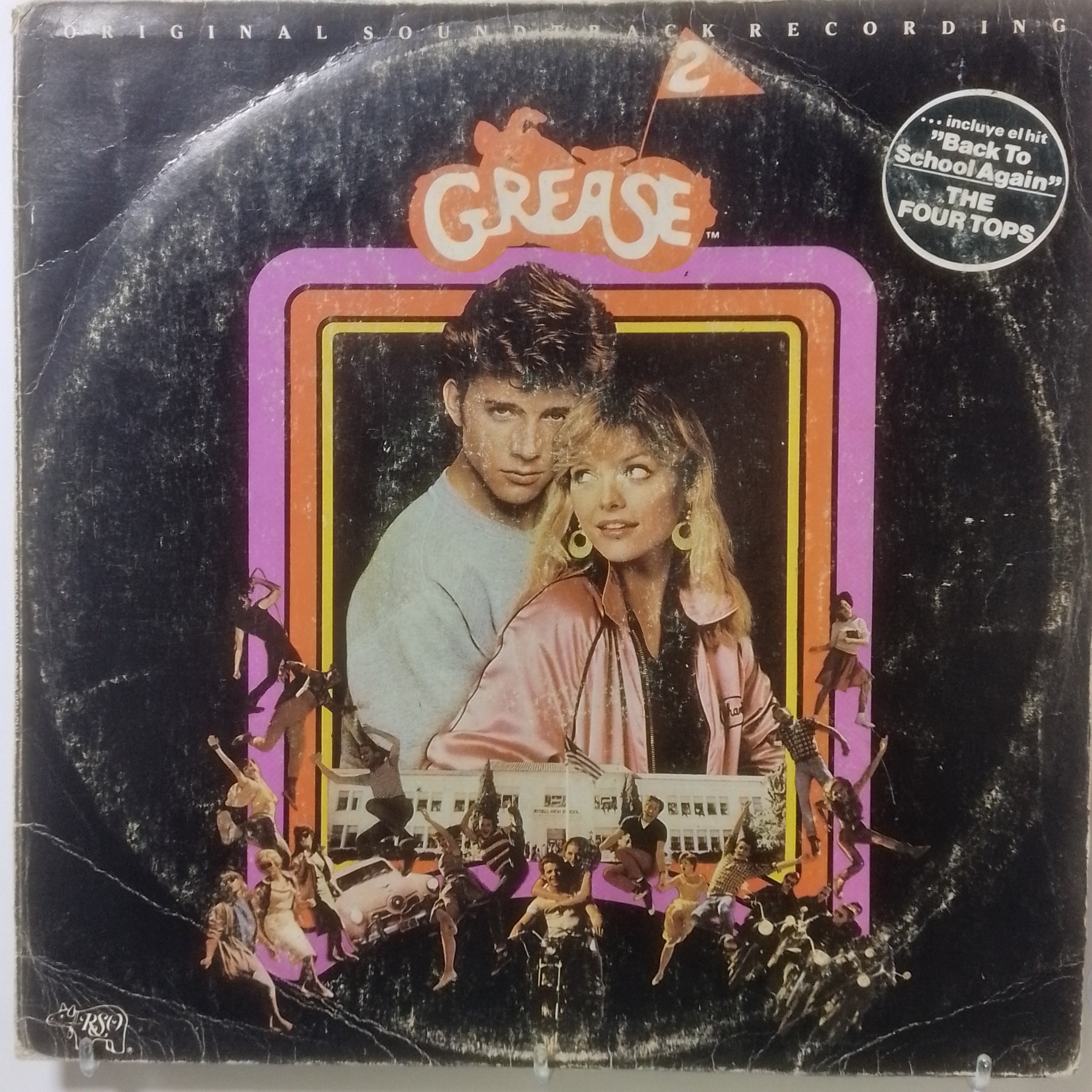 lp Grease 2 The Four Tops Michelle Pfeiffer The T-Birds varios made pe ...