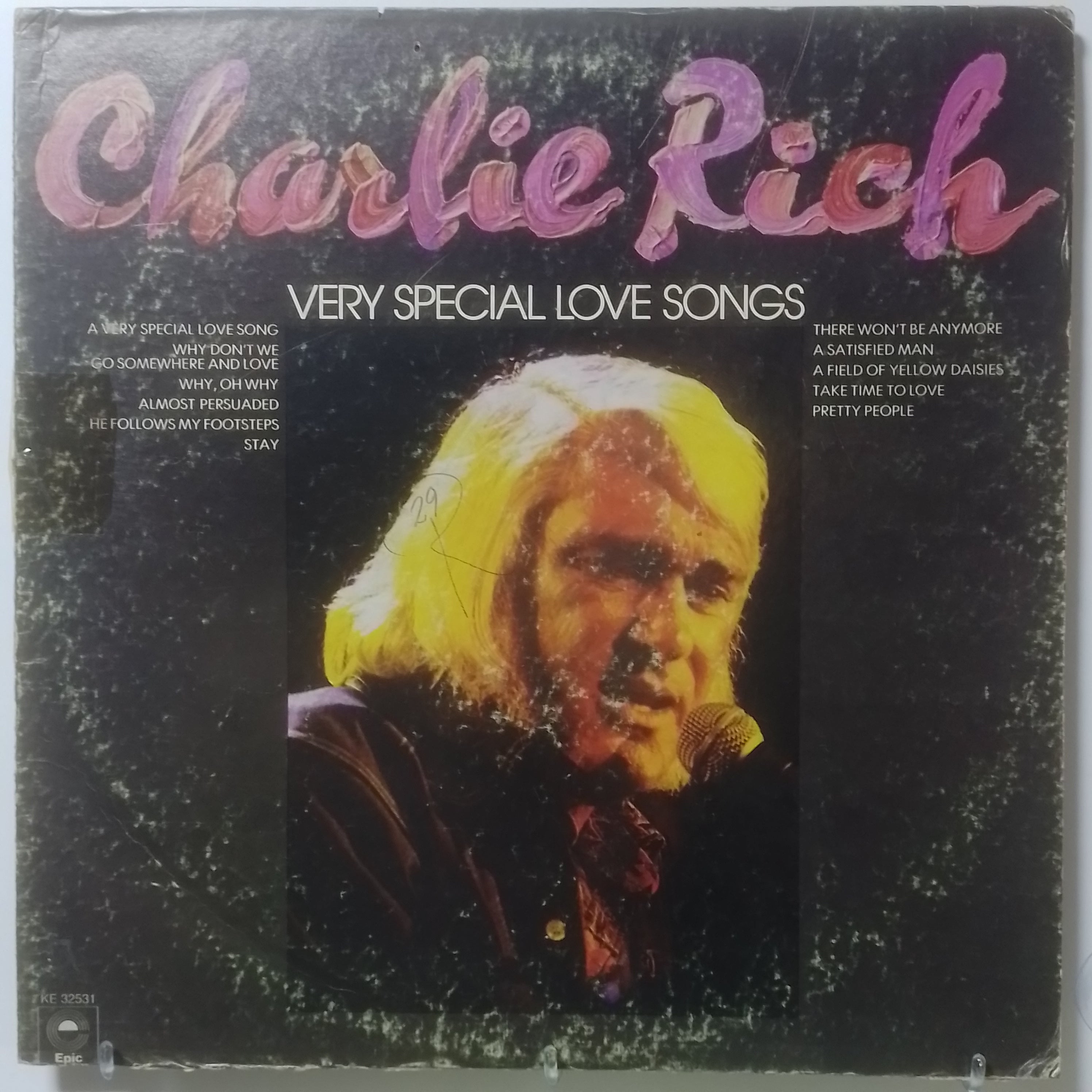 lp Charlie Rich Very Special Love Songs made usa 1974 folk – games records